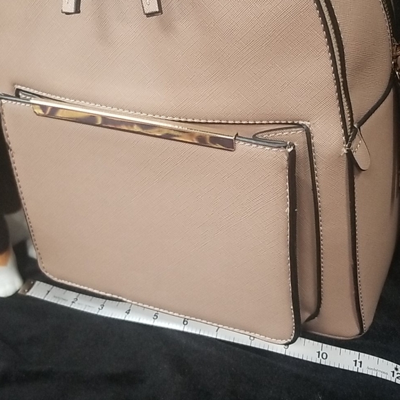 Deluxity | Bags | Deluxity Tan Backpack Purse Size Medium | Poshmark